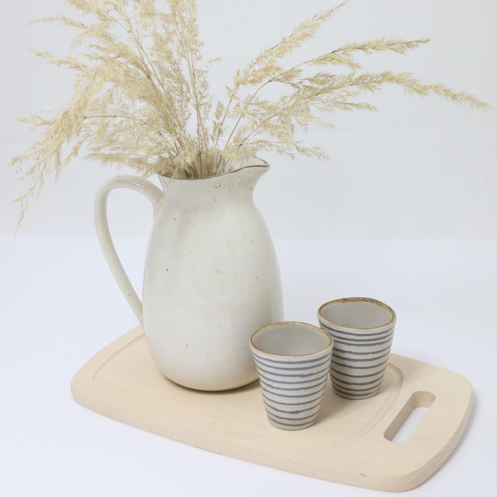 Krug aus Keramik handgemacht in Portugal kaufen | Unikat | OrganicPack – Aturel